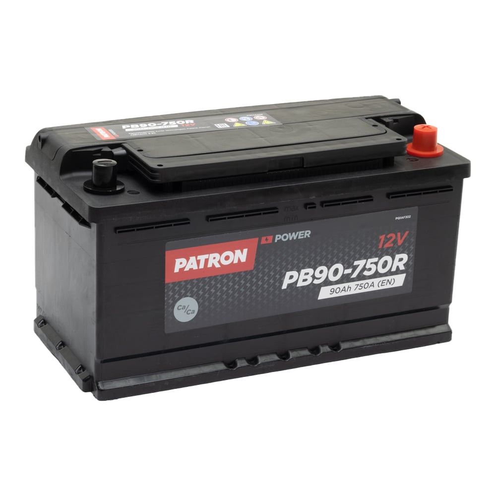 Аккумулятор PATRON POWER 12 В, 90 Ач, 750 A ETN 0(R+) B13, 353x175x190 ...