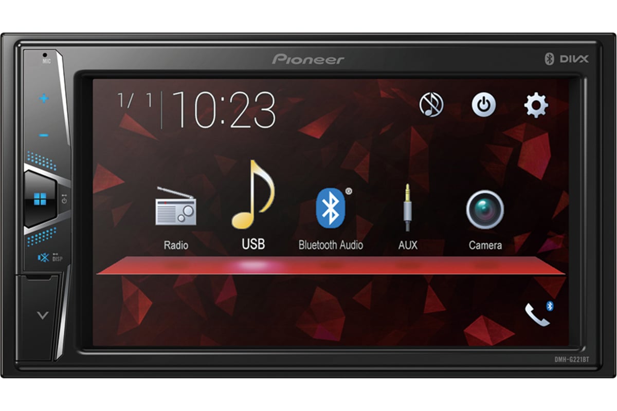 Автомагнитола PIONEER 2Din DMH-G221BT - выгодная цена, отзывы ...
