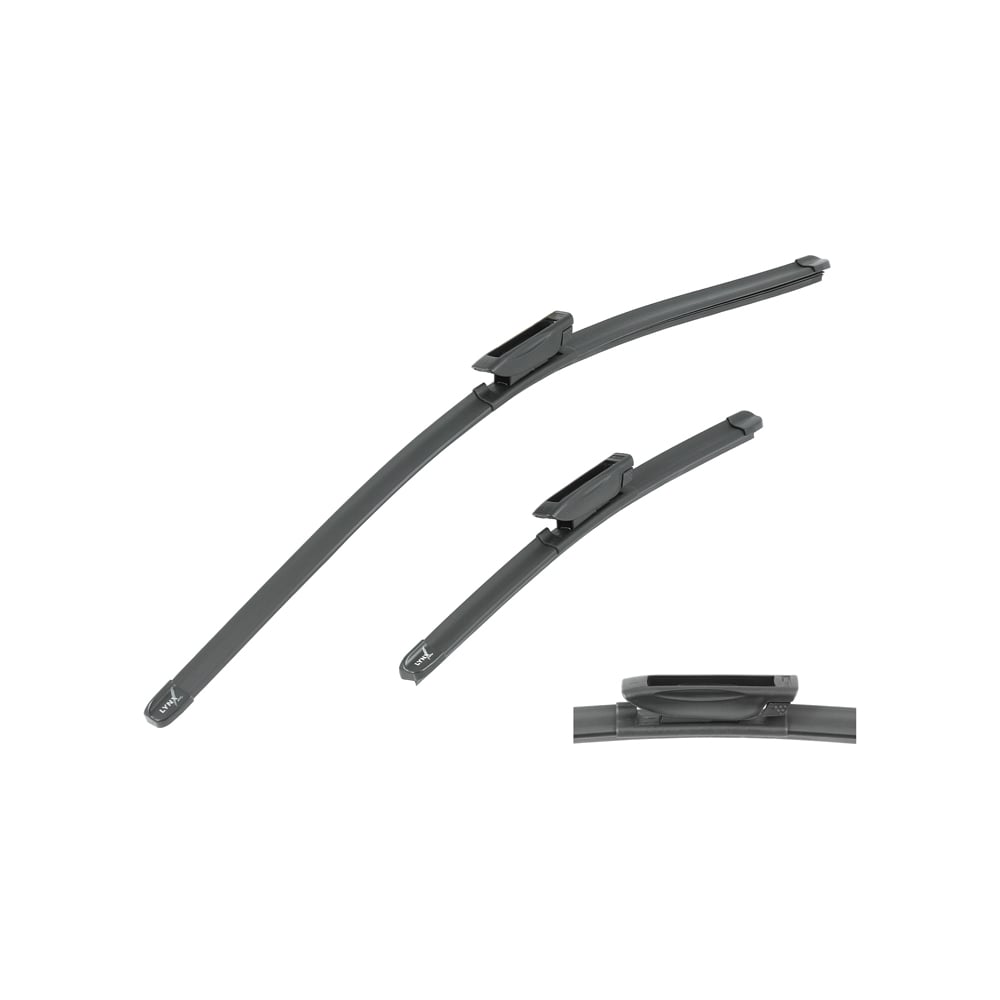 Бескаркасная щетка стеклоочистителя комплект, 650/350 мм LYNXauto ...