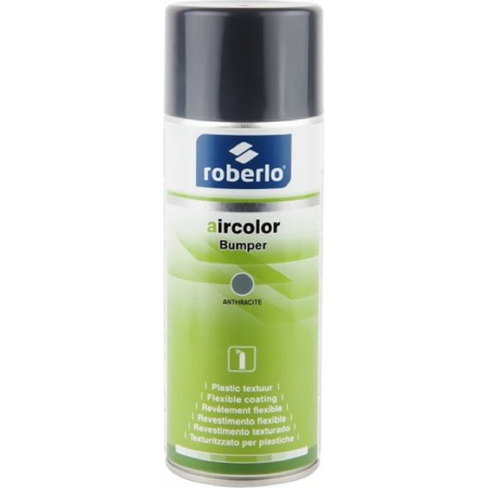 Антрацитовое покрытие для бампера ROBERLO Aircolor 400 мл 66429 ...