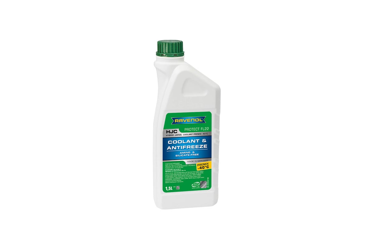 Антифриз RAVENOL HJC Hybrid Japanese Coolant Premix -40C готовый к ...