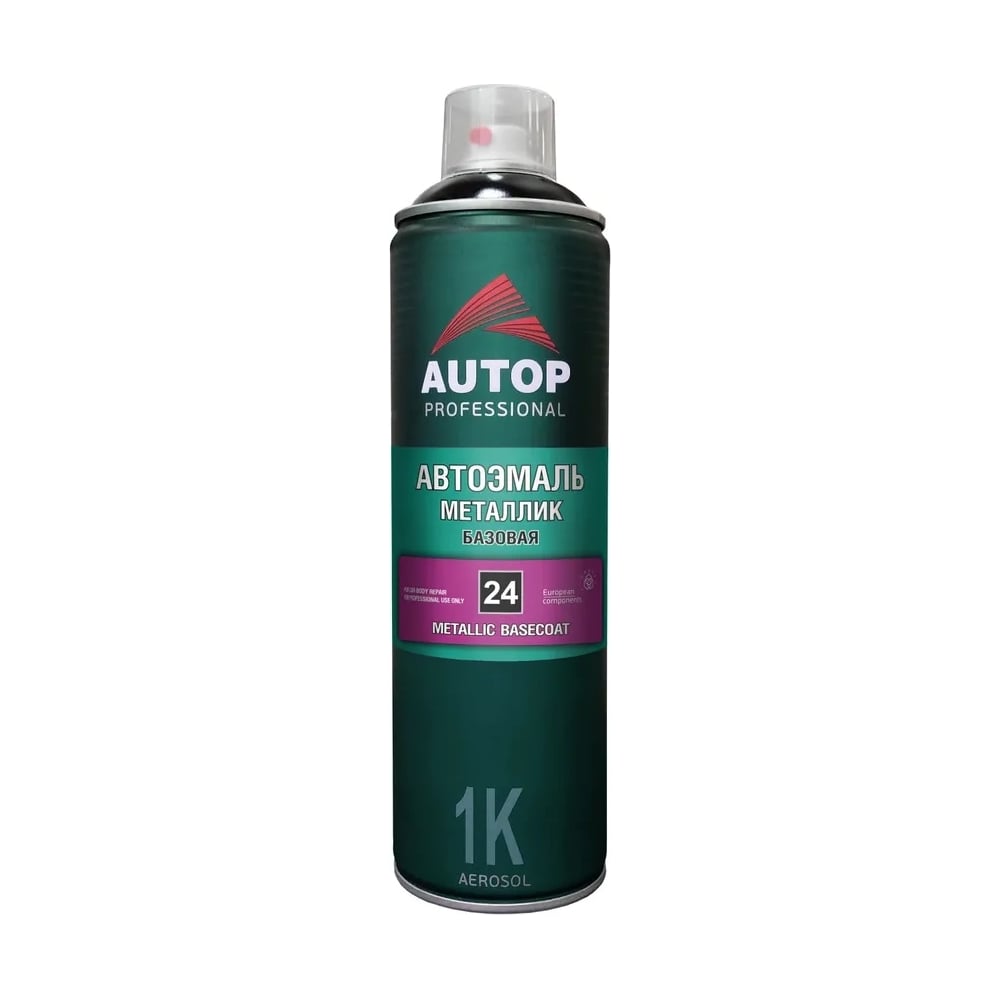 Акриловая автоэмаль AUTOP Professional №24, металлик, 640 Серебристая ...