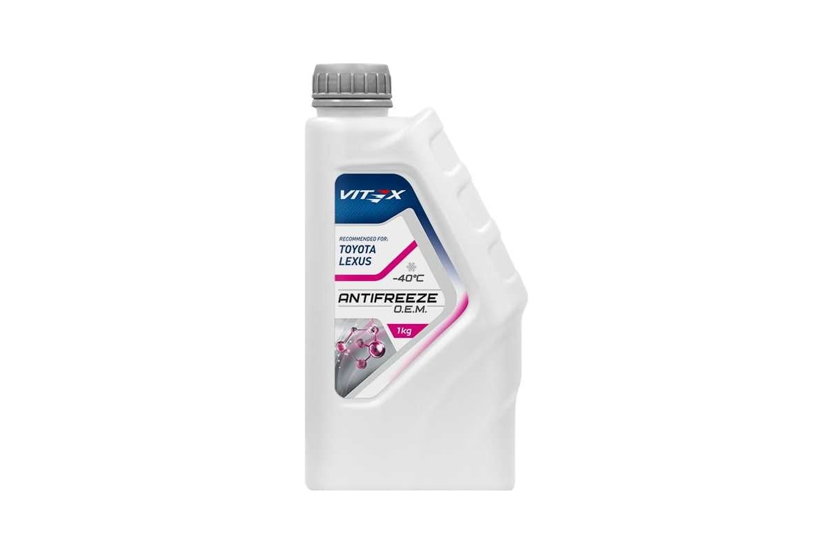 Антифриз VITEX O.E.M. for Toyota Lexus -40 G12+ Розовый для японских и ...