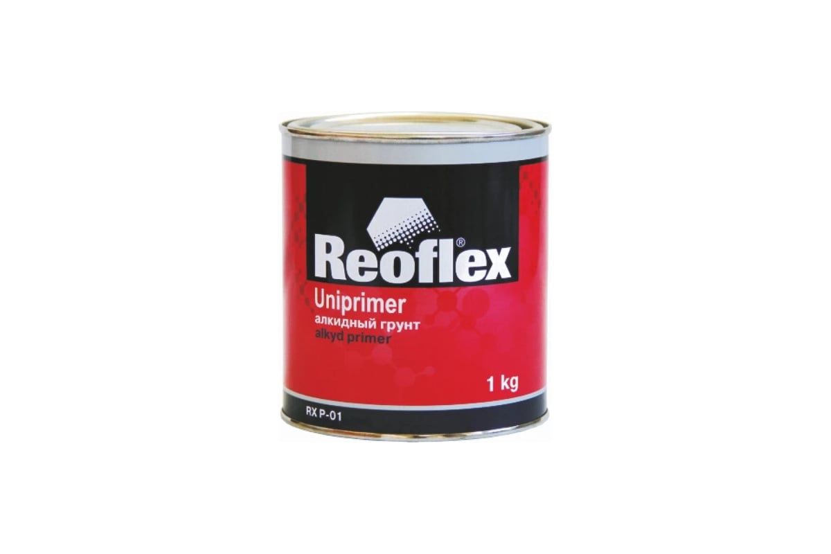 Алкидный грунт Reoflex серый, 1 кг RX P-01/1000 - выгодная цена, отзывы ...