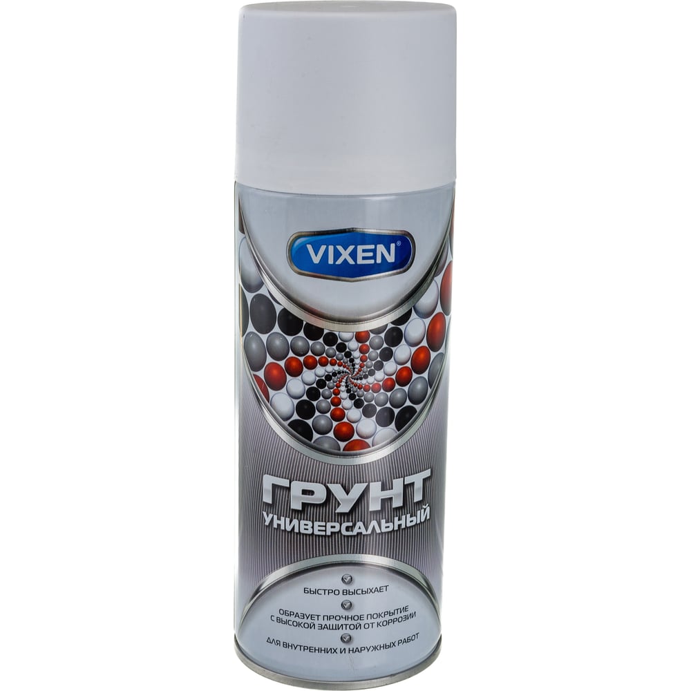Универсальный алкидный грунт Vixen белый, аэрозоль 520 мл VX-21000 ...