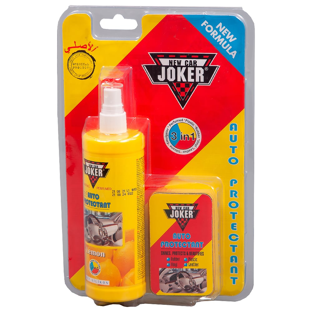 Защитный полироль Joker с губкой, лимон (250 мл) JK lemon - выгодная ...