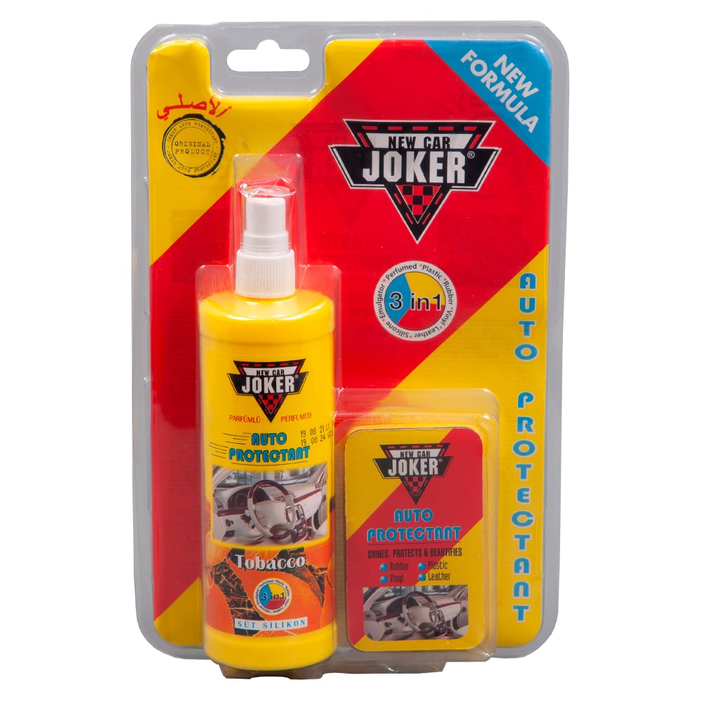 Защитный полироль Joker с губкой, табак (250 мл) JK tobacco - выгодная ...