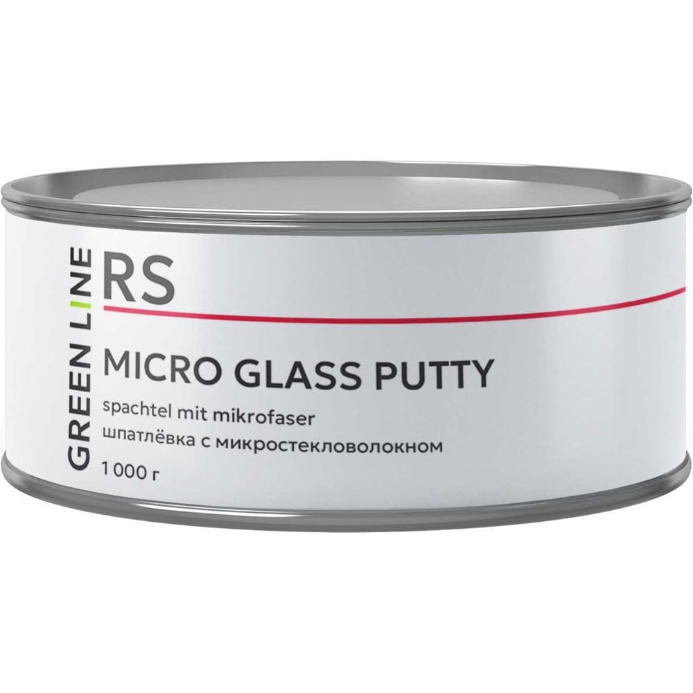 Шпатлёвка с микростекловолокном GREEN LINE MICRO GLASS Putty 1000 г ...