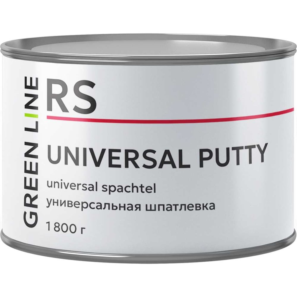 Шпатлёвка универсальная GREEN LINE UNIVERSAL PUTTY 1800 г 50RS–1800–UNI - выгодная цена, отзывы ...