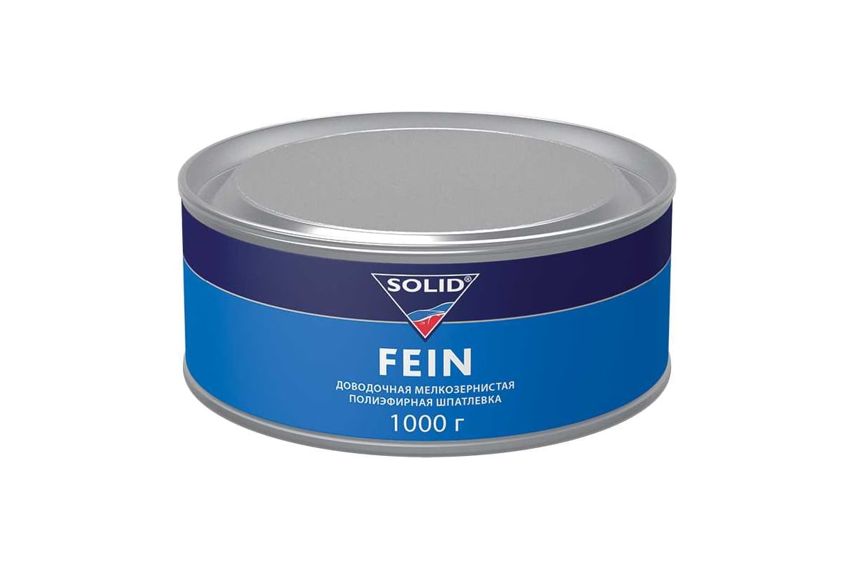 Доводочная мелкозернистая шпатлевка SOLID FEIN (фасовка 1000 гр) 317. ...