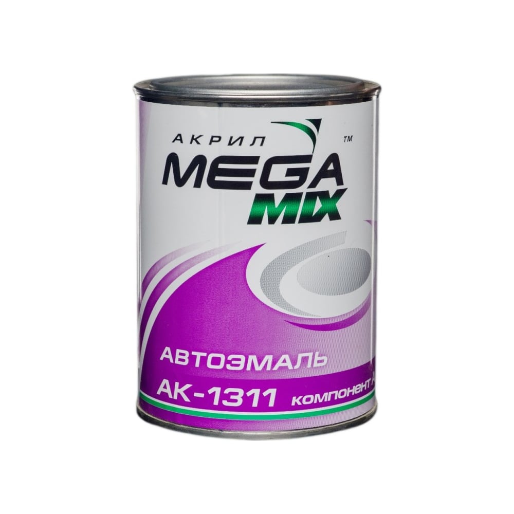 Эмаль акриловая Megamix AK-1311 Охра золотистая 208, 840 мл ...