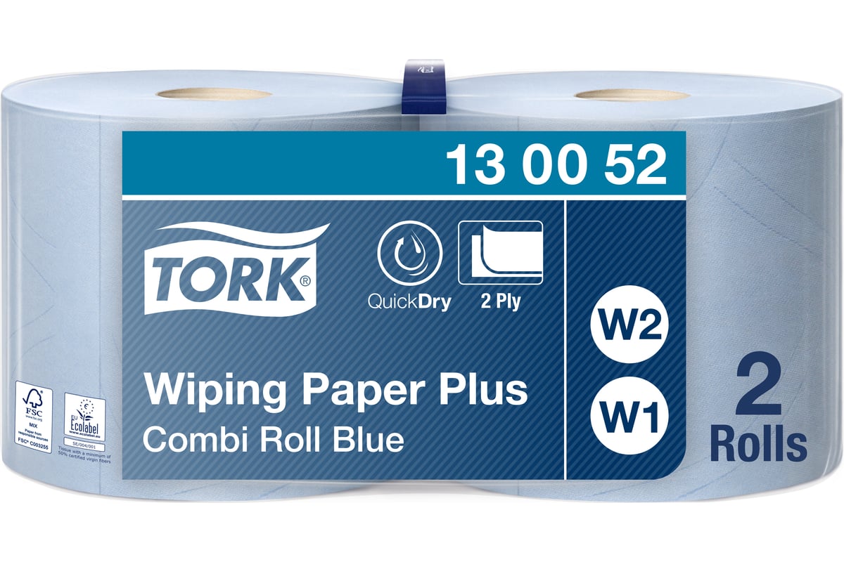 Протирочная бумага TORK КОМПЛЕКТ 2штуки Advanced 750 листов в рулоне ...