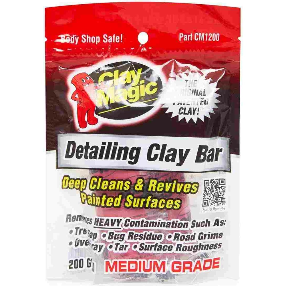Глина для очистки кузова AutoMagic Clay Magic Red 200 г CM1200 - выгодная цена, отзывы ...