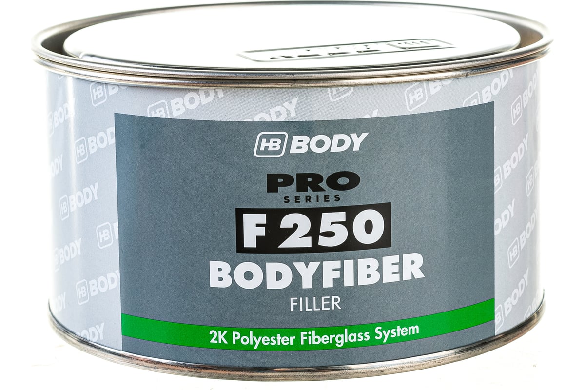 Шпатлевка HB BODY PRO F250 FIBER 0,75кг 2500600060 - выгодная цена, отзывы, характеристики, фото ...