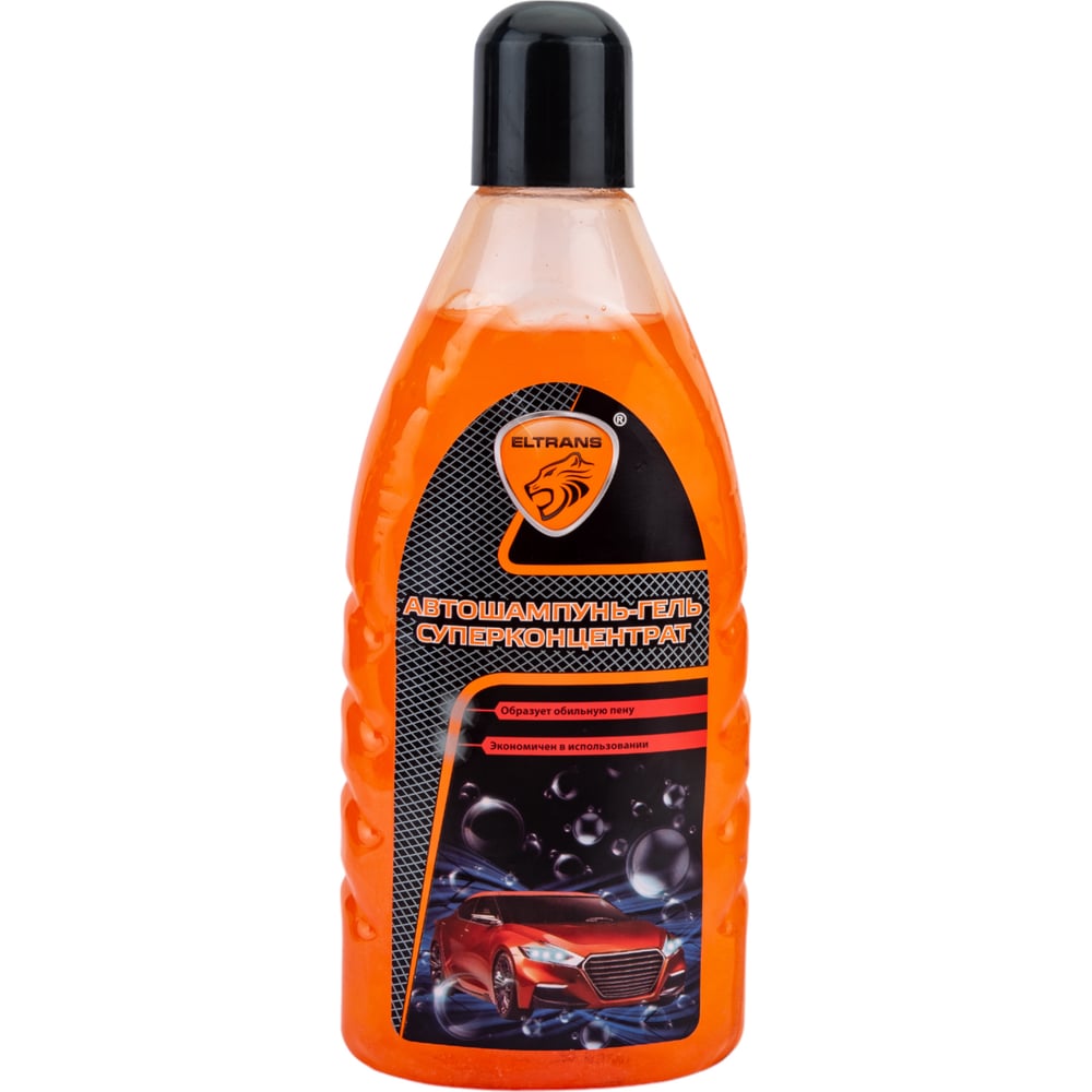 Автошампунь ELTRANS гель-суперконцентрат ПЭТ флакон, 1 л EL-0102.02 ...