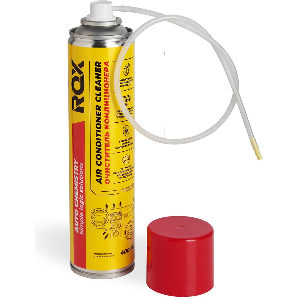 Очиститель кондиционера пенный ROX AIR CONDITIONER CLEANER, 400 мл ...