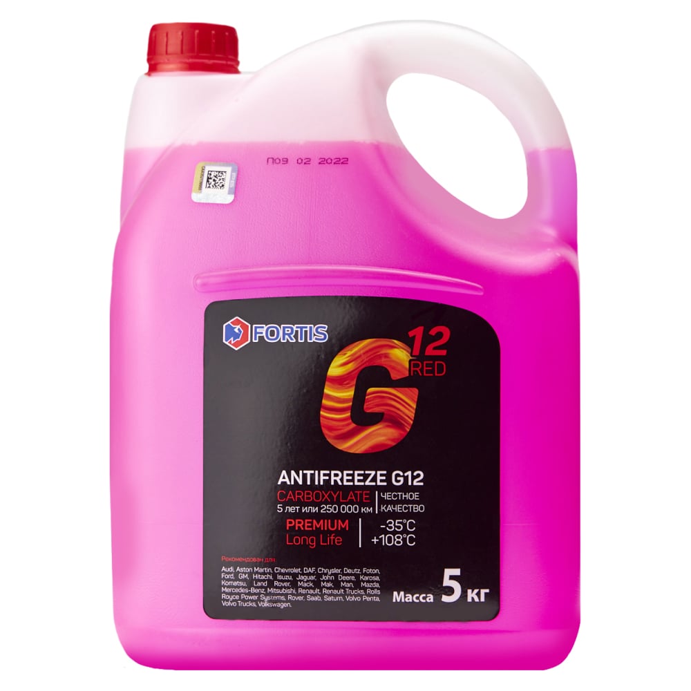 Концентрат антифриза FORTIS ANTIFREEZE G12 20 л, 22,3 кг 23С13 - выгодная цена, отзывы ...