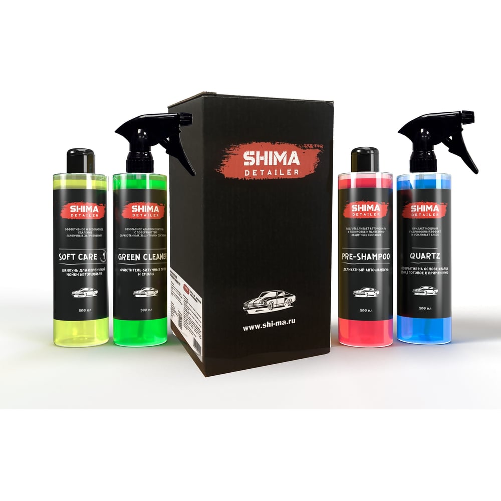 Набор для кварцевой защиты автомобиля SHIMA DETAILER QUARTZ PROTECTION ...