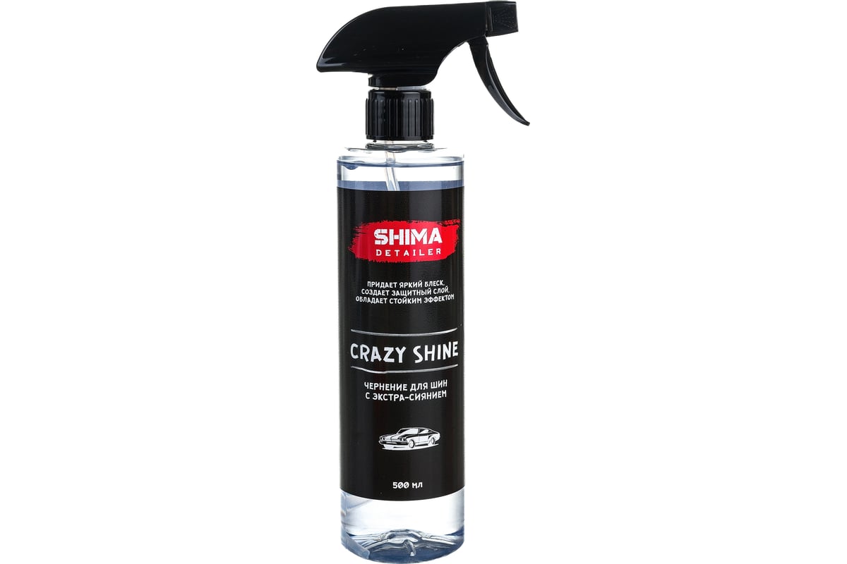 Чернитель для шин с экстра-сиянием SHIMA DETAILER CRAZY SHINE 500 мл ...