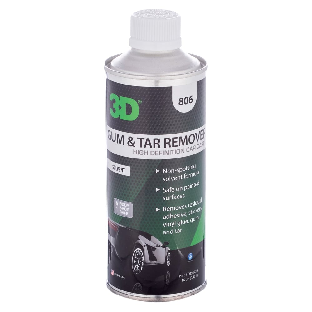 Очиститель ЛКП 3D Gum & Tar Remover 806OZ16 от битума и смолы, 0.47 л ...