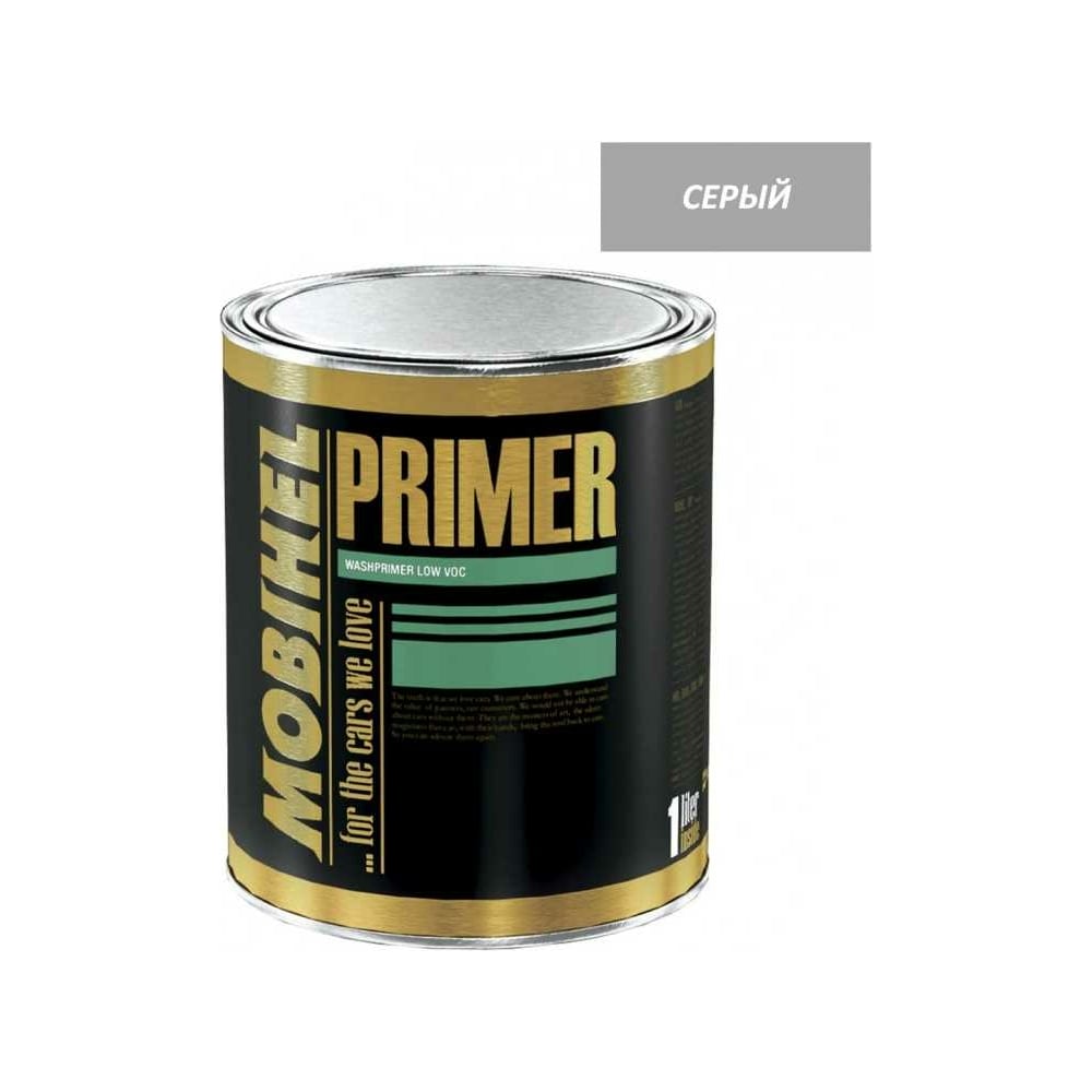 Праймер MOBIHEL 1K LOW VOC серый, 1 л 40926402 - выгодная цена, отзывы, характеристики, 1 видео ...