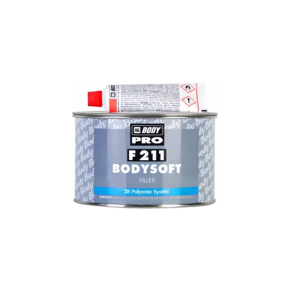 Шпатлевка HB BODY BODY PRO F211 SOFT 0.9 кг 2112300011 - выгодная цена, отзывы, характеристики ...