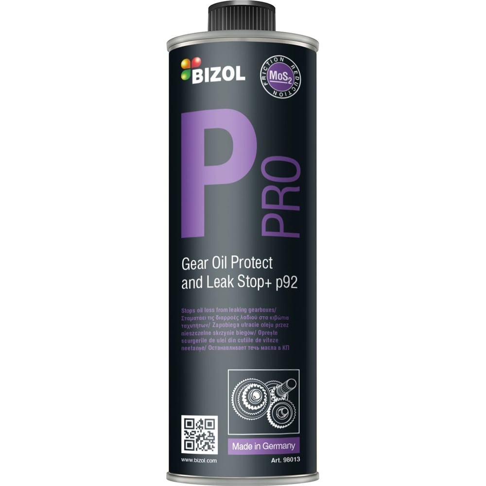 Профессиональная присадка стоп-течь для трансмиссионного масла Bizol ...