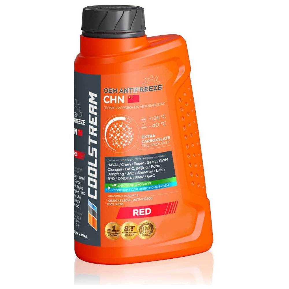 Концентрат охлаждающей низкозамерзающей жидкости-антифриза CoolStream chn канистра 1,7 кг ...