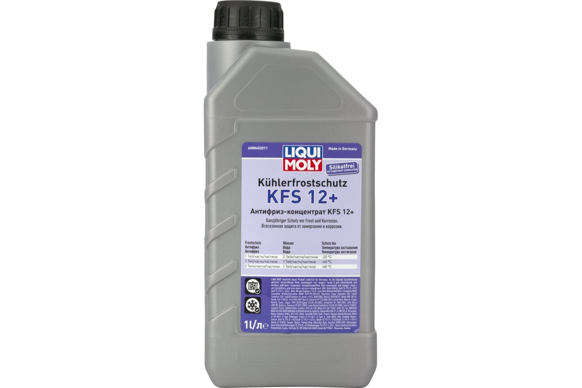 Антифриз-концентрат LIQUI MOLY Kuhlerfrostschutz KFS 12+, 1 л 21145 ...