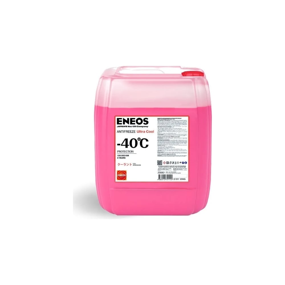 Охлаждающая низкозамерзающая жидкость ENEOS Antifreeze Ultra Cool -40C ...