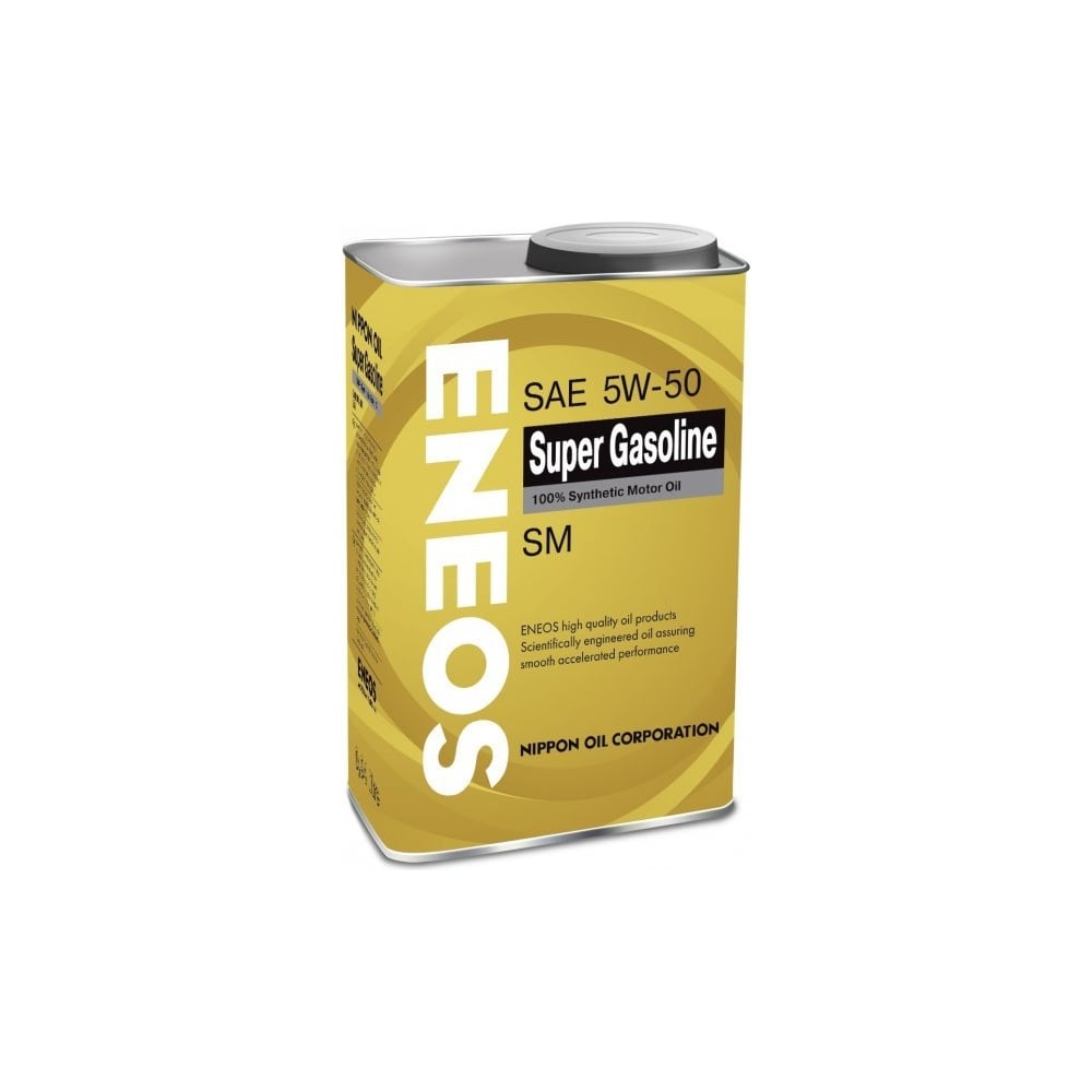 Моторное масло ENEOS Super Gasoline SM, синтетика, 5W50, 0.94 л oil4077 ...