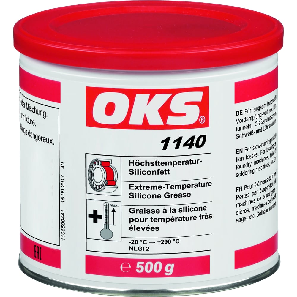 Высокотемпературная силиконовая смазка OKS 1140 банка, 500 г 270024 ...