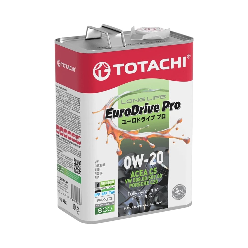 Синтетическое моторное масло TOTACHI EURODRIVE PRO LL Fully Synthetic ...