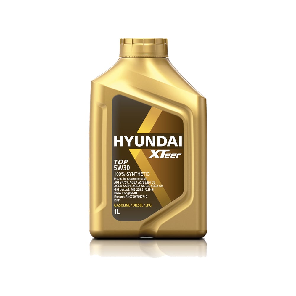 Моторное масло синтетическое HYUNDAI XTeer TOP 5W30, 1л 1011004 ...