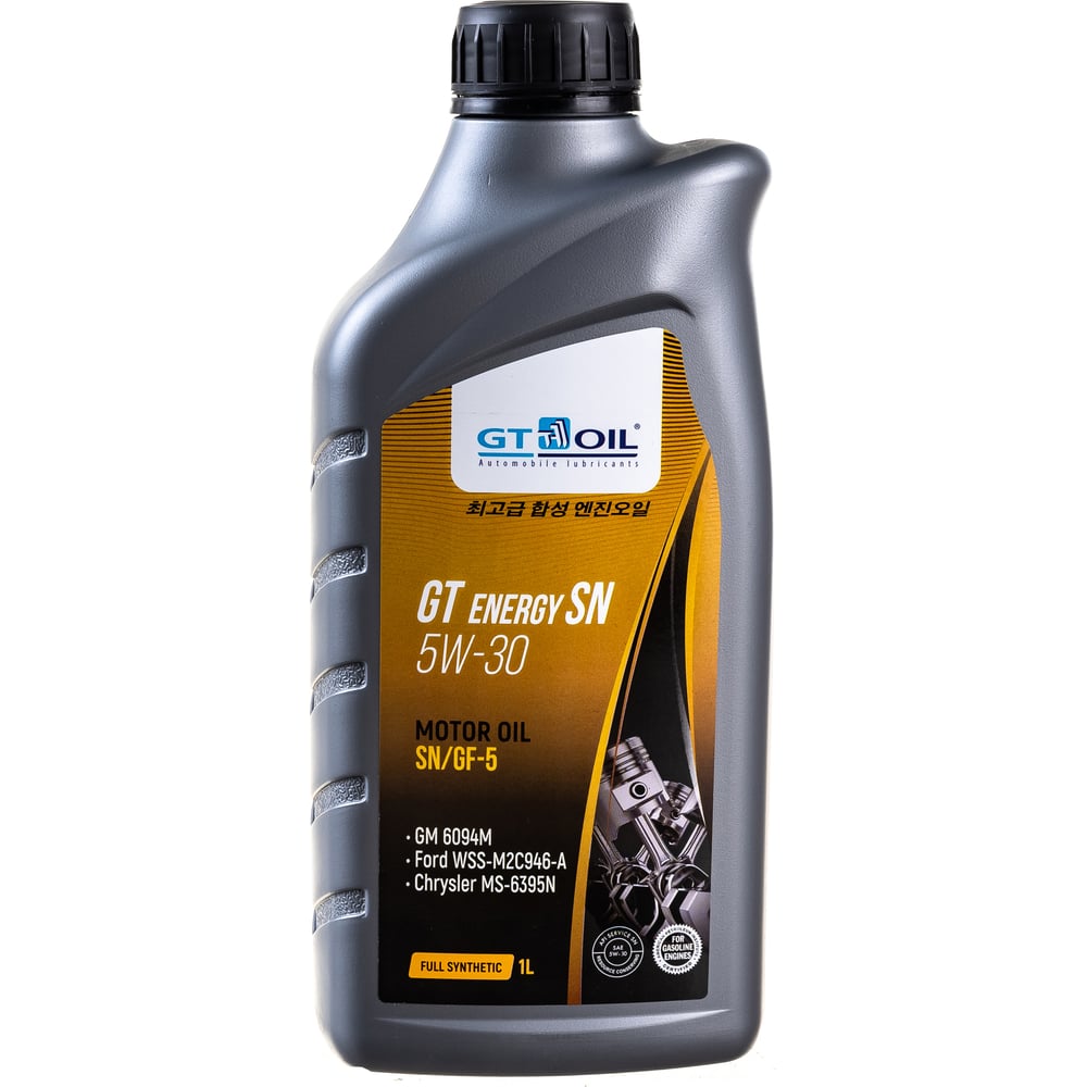 Масло Energy SN, SAE 5W30, API SN, 1 л GT OIL 8809059407240 - выгодная ...
