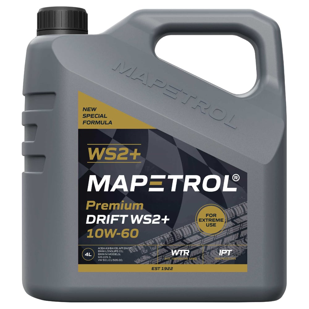 Моторное масло MAPETROL PREMIUM DRIFT WS2+ 10W-60, 4 л MAP0068 ...
