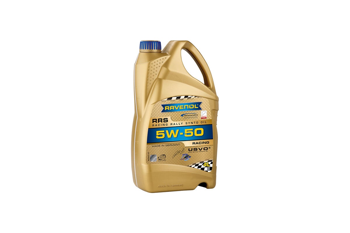Моторное масло RAVENOL RRS Racing Rally Synto SAE 5W-50, 4 л new 1142100-004-01-999 - выгодная ...