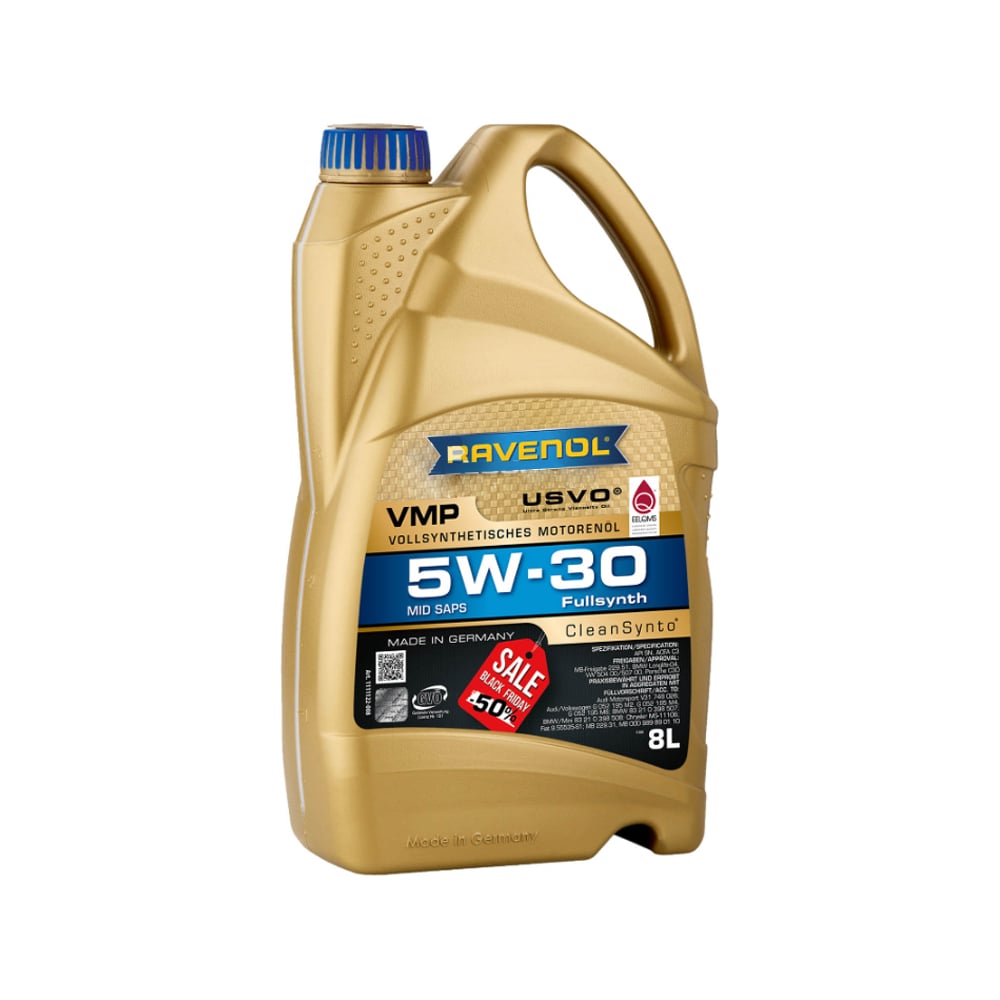 Моторное масло RAVENOL VMP SAE 5W-30, 8 л new 1111122-BF8-01-999 ...
