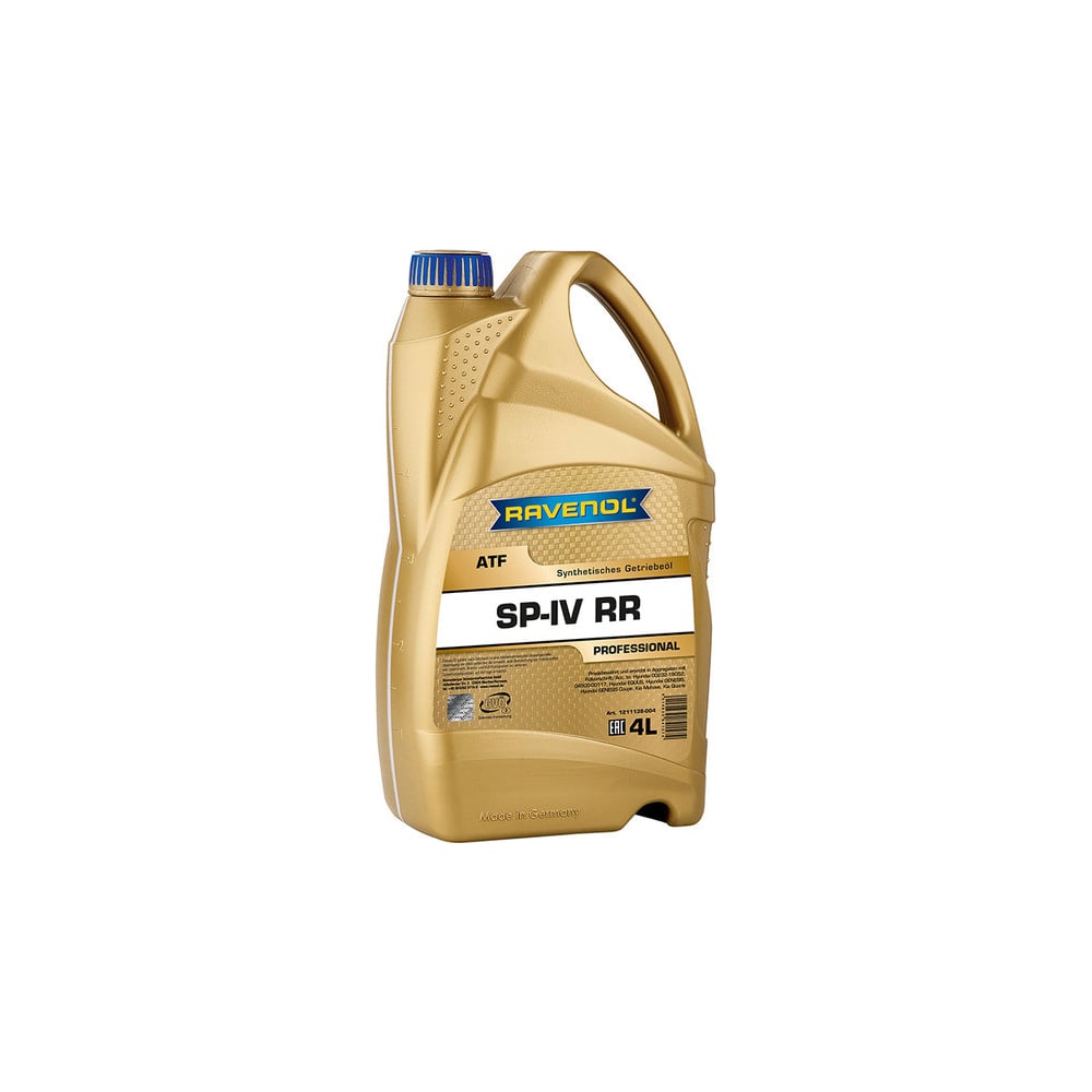 Трансмиссионное масло RAVENOL ATF SP-IV RR, 4л new 1211138-004-01-999 ...