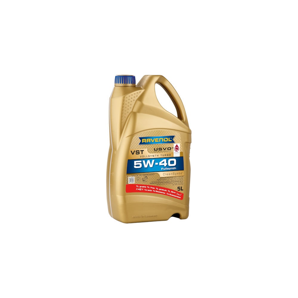 Моторное масло RAVENOL VST SAE 5W-40, 5 л 4+1 1111136-A05-01-909 - выгодная цена, отзывы ...