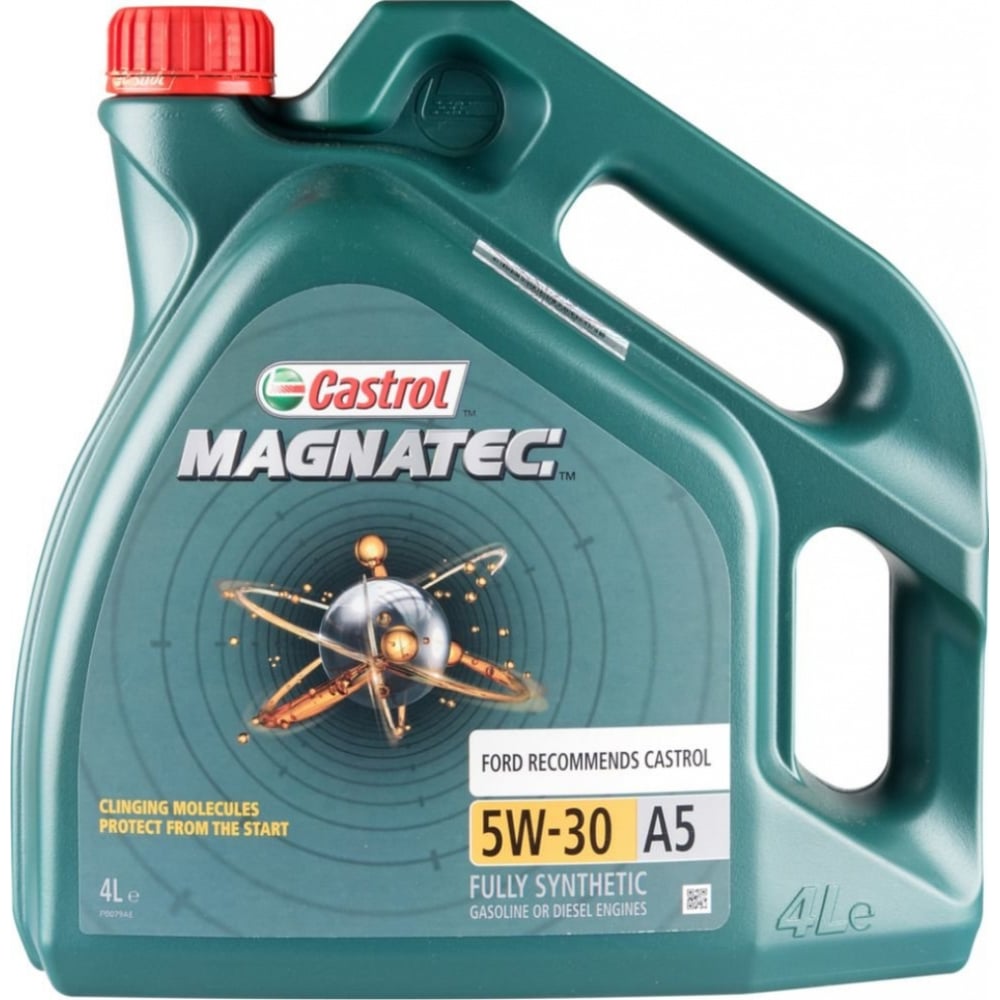 Моторное масло синтетическое Magnatec 5w30 А5, 4 л Castrol 15583D ...