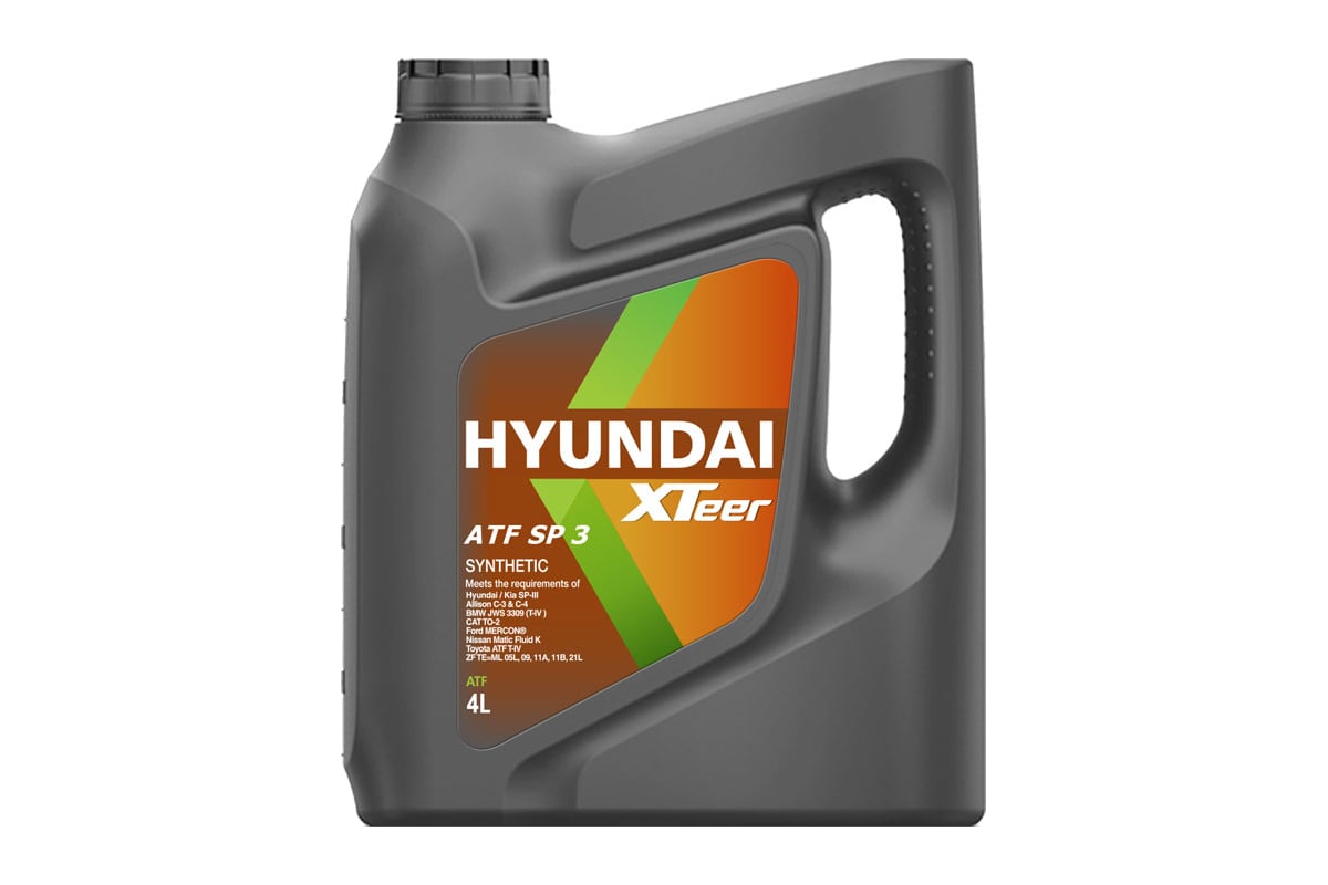 Трансмиссионное масло HYUNDAI XTeer ATF SP3, 4 л 1041415 - выгодная ...