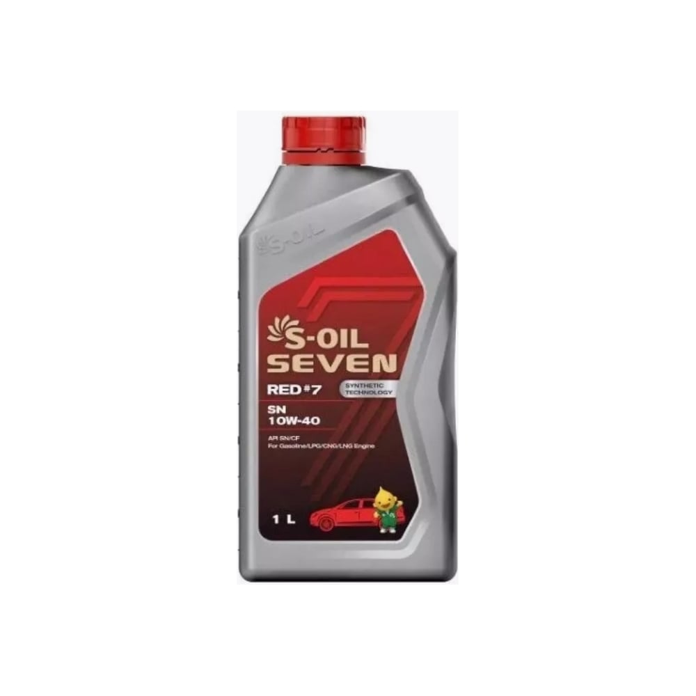 Масло моторное S-OIL SEVEN 7 RED #9 SN 10W-40 синтетика 1L E107635 ...