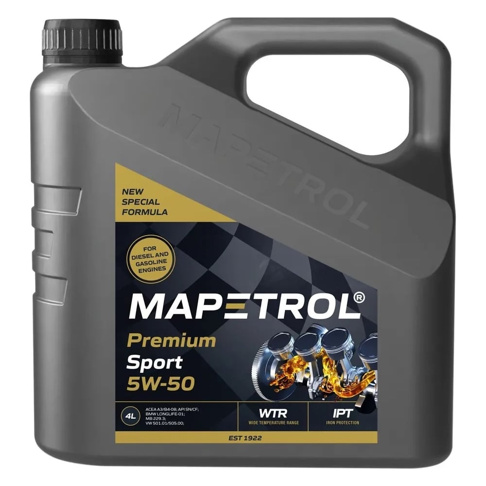 Моторное масло MAPETROL PREMIUM SPORT 5W-50 4 л MAP0144 - выгодная цена ...