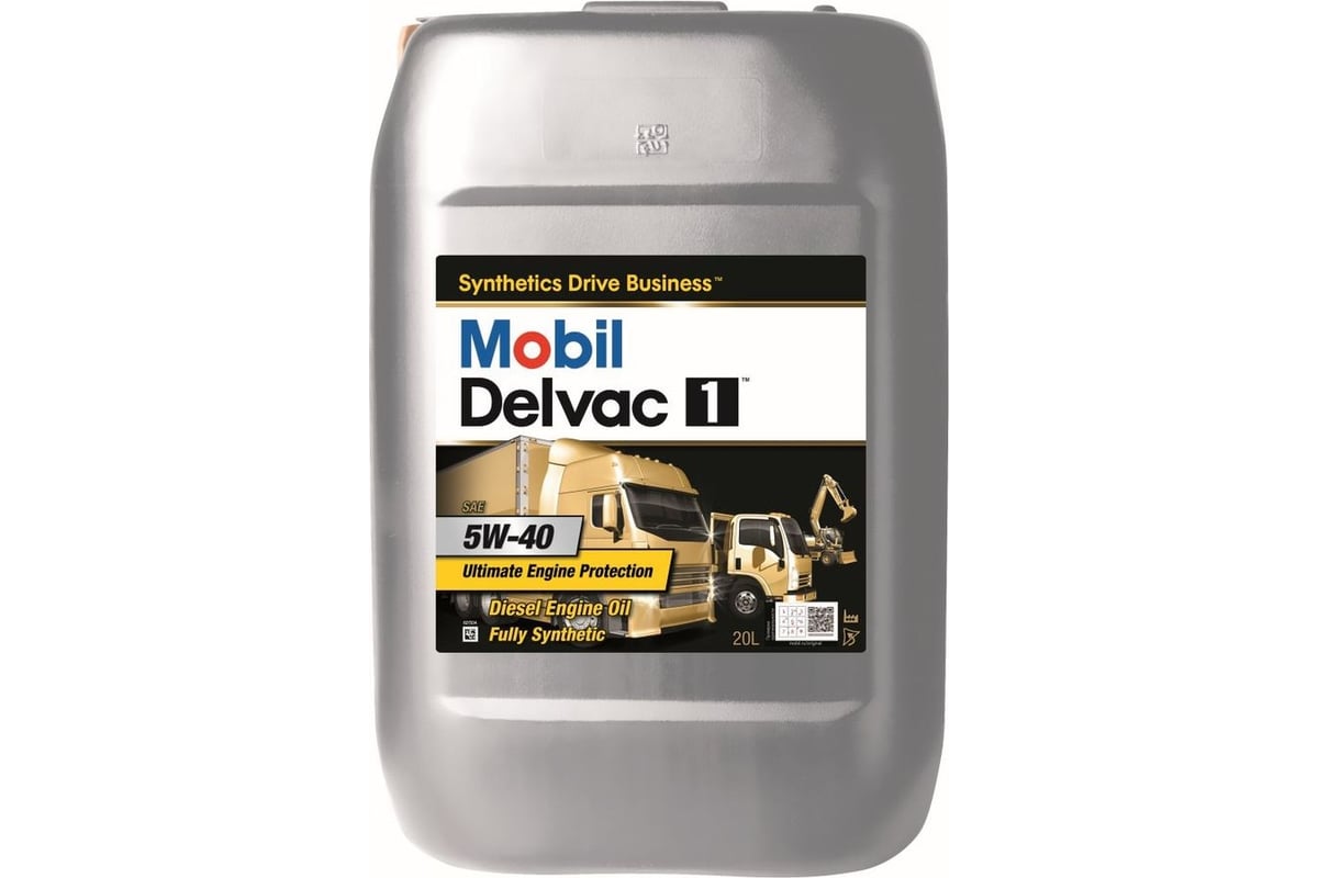 Автомобильное масло MOBIL DELVAC Ultra 5W-40 Ultimate Defense, 20 л ...