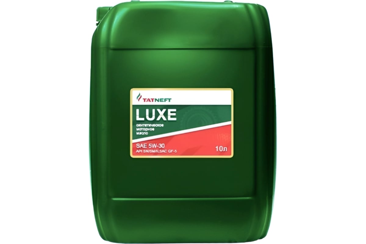 ТАТНЕФТЬ Масло моторное - LUXE синтетика API SN/SM/ILSAC GF-5 5W-30 10л ...