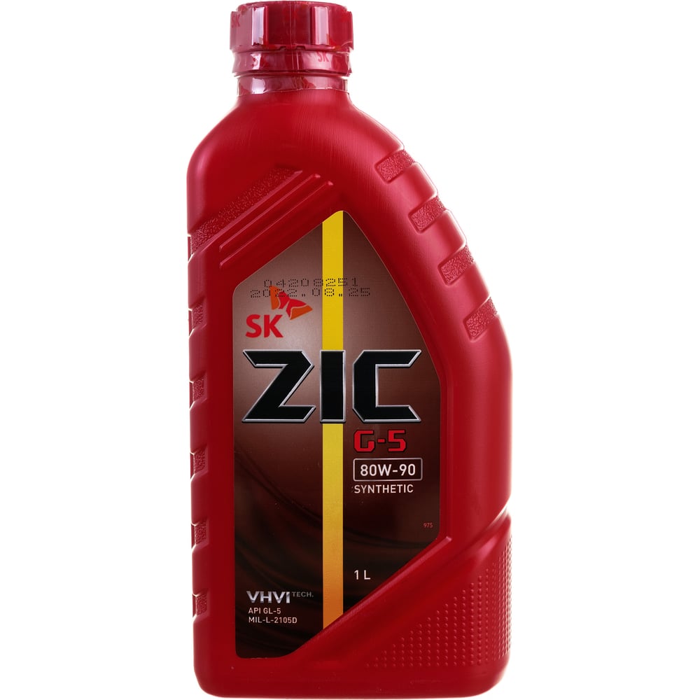 Масло синтетическое (G-5; 80w90; GL-5; 1 л) для MКПП ZIC 132633 ...