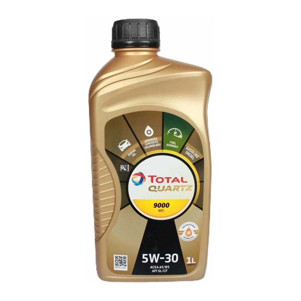 Моторное масло синтетическое TOTAL QUARTZ Future NFC 9000 5w30 1л ...