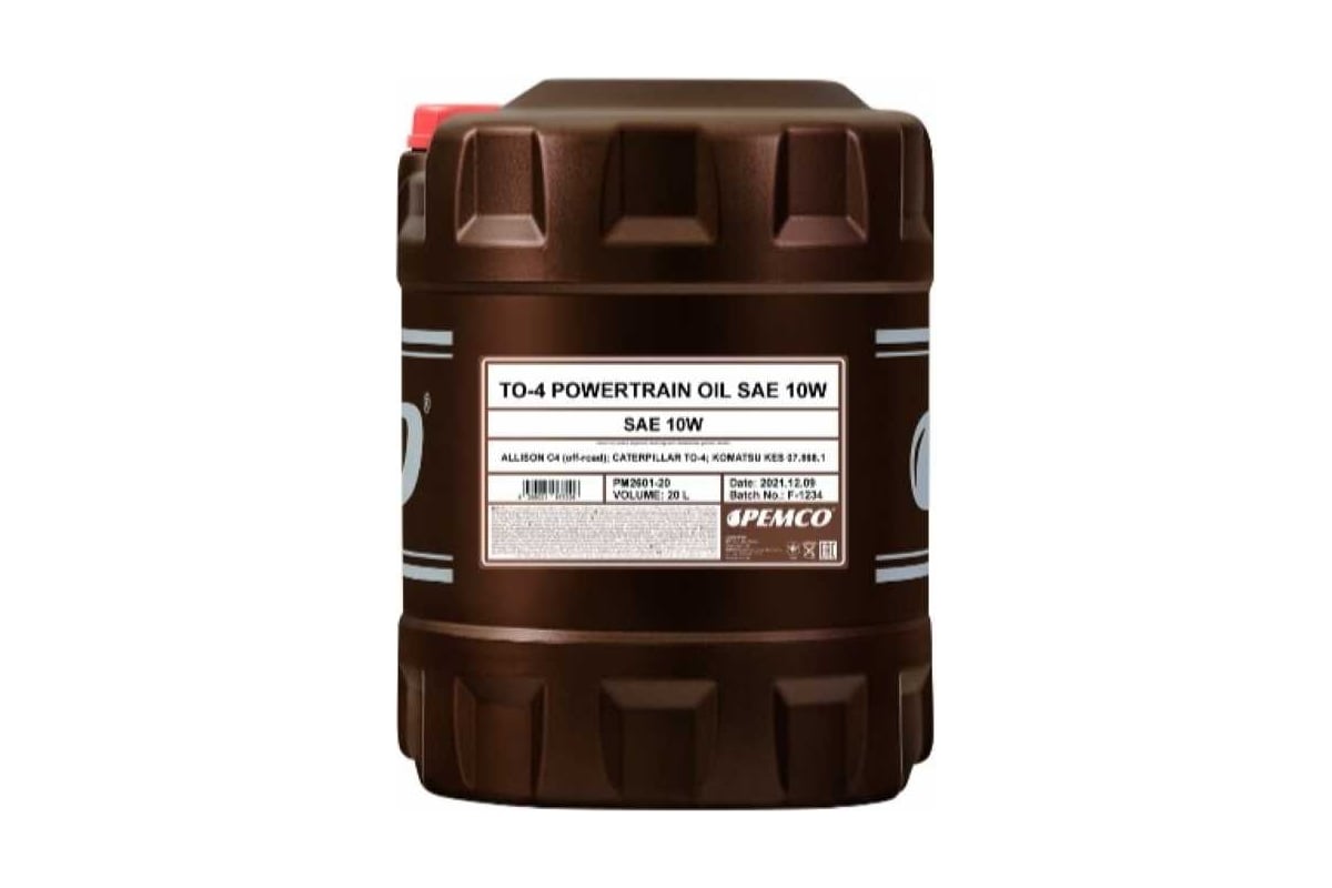 Масло PEMCO iMATIC TO-4 Powertrain Oil SAE 10W 20л PM2602-20 - выгодная ...