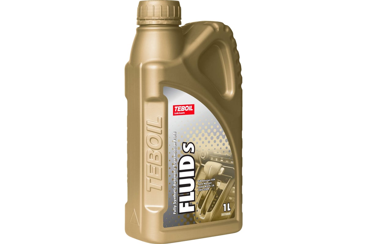 Трансмиссионная жидкость TEBOIL Fluid S Канистра 1л (ТZK) Вес нетто 0,85 кг 3566899 - выгодная ...